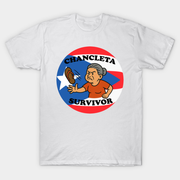 Chancleta Survivor - Puerto Rico - Puerto Rican - T-Shirt | TeePublic