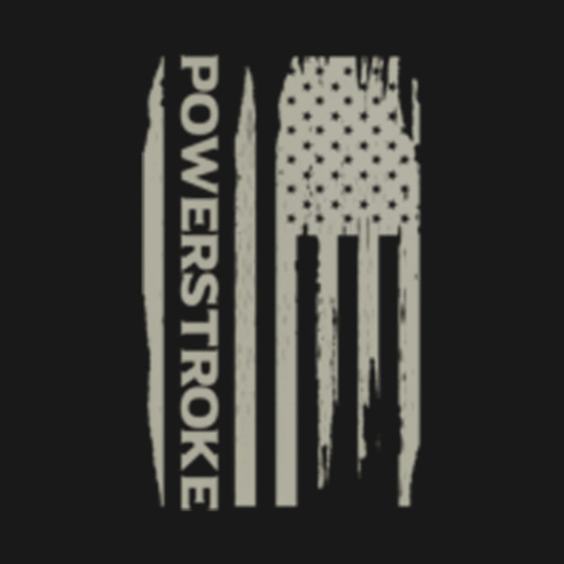 Power Stroke American Flag - American Flag - T-Shirt | TeePublic