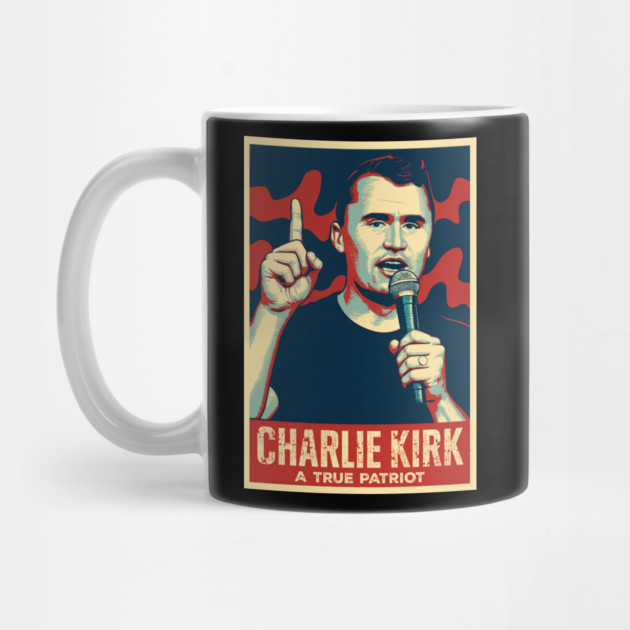 Charlie Kirk Pop Art - Charlie Kirk - Mug | TeePublic