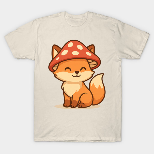 Foxshroom the Cozy Fox Mushroom – Cute Cartoon Character Art - Cute ...