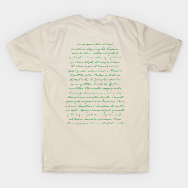 Lorem Ipsum - Typography - T-Shirt | TeePublic