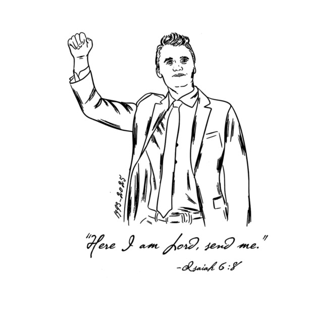 Here I Am Lord Send Me Isaiah 6:8 Inspirational Christian Design ...