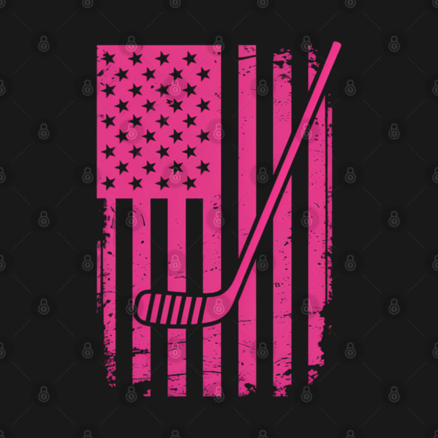Hockey Pink Ribbon Breast Cancer Awareness Sport Lover - Hockey Pink ...