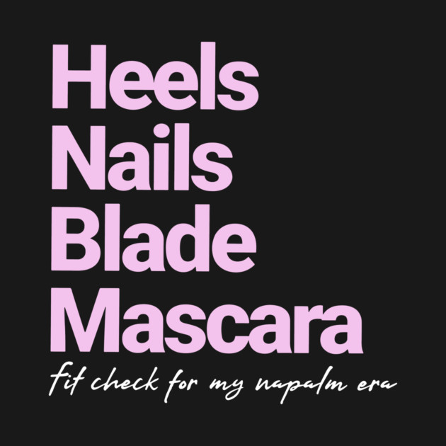 Heels Nails Blade Mascara Fit Check For My Napalm Era - Heels Nails ...