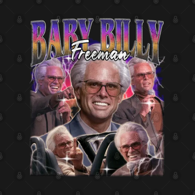 Baby Billy Freeman Vintage Collage - Baby Billy - T-Shirt | TeePublic