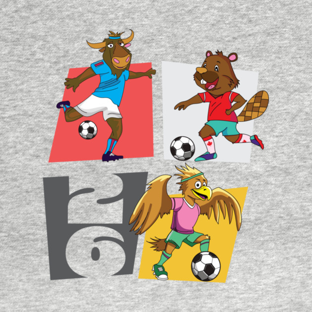 FIFA World Cup 26 Mascots Windows - World Cup 2026 - T-Shirt | TeePublic