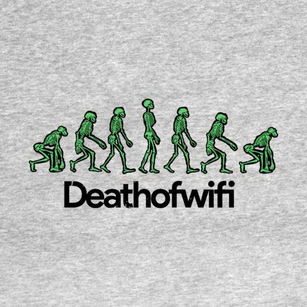 Skeleton Evolution Wifi - Skeleton - T-Shirt | TeePublic