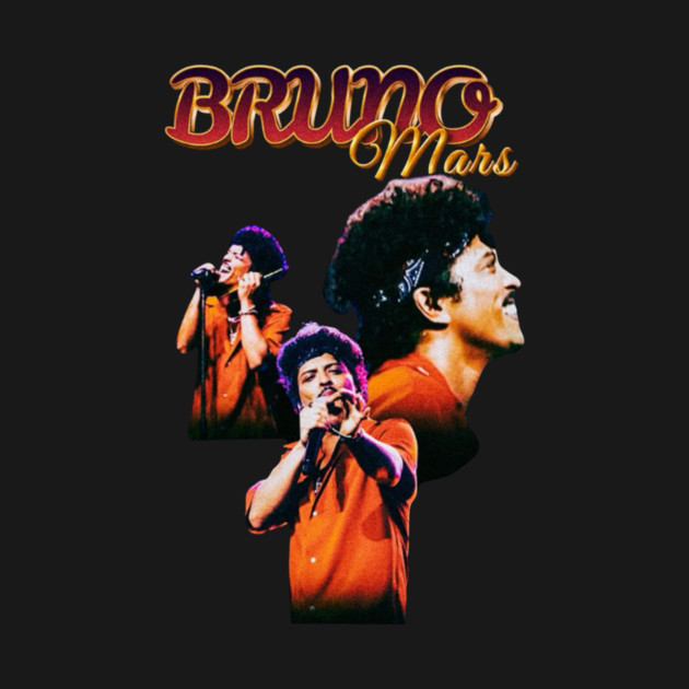 Bruno Mars Live Performance Collage - Bruno Mars - T-Shirt | TeePublic