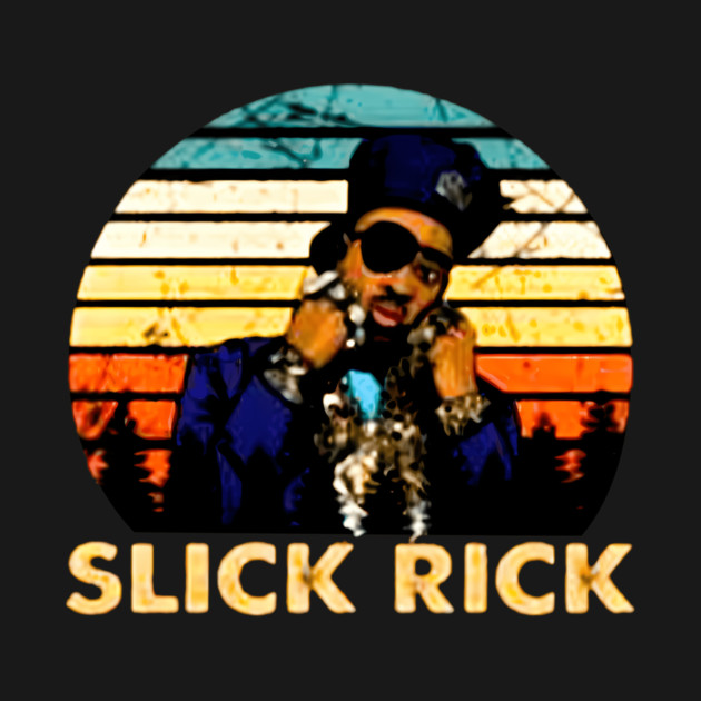 The Slick Rick band Vintage logo - Slick Rick - T-Shirt | TeePublic
