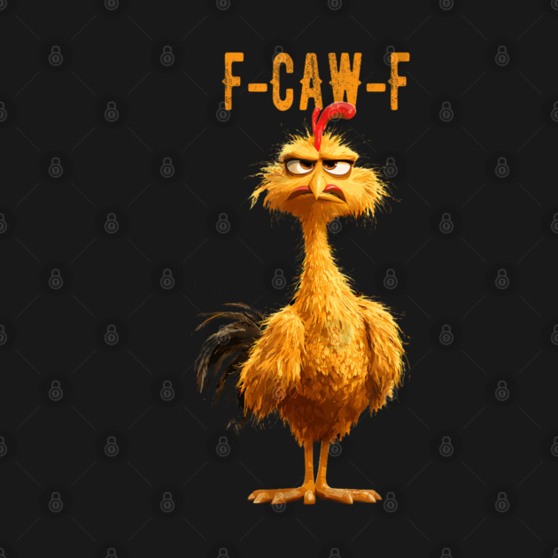 Funny F Caw F Chicken Fcawf Chicken - F Caw F - T-Shirt | TeePublic
