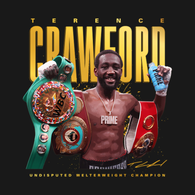 Terence Crawford Undisputed Distressed - Terence Crawford - T-Shirt | TeePublic