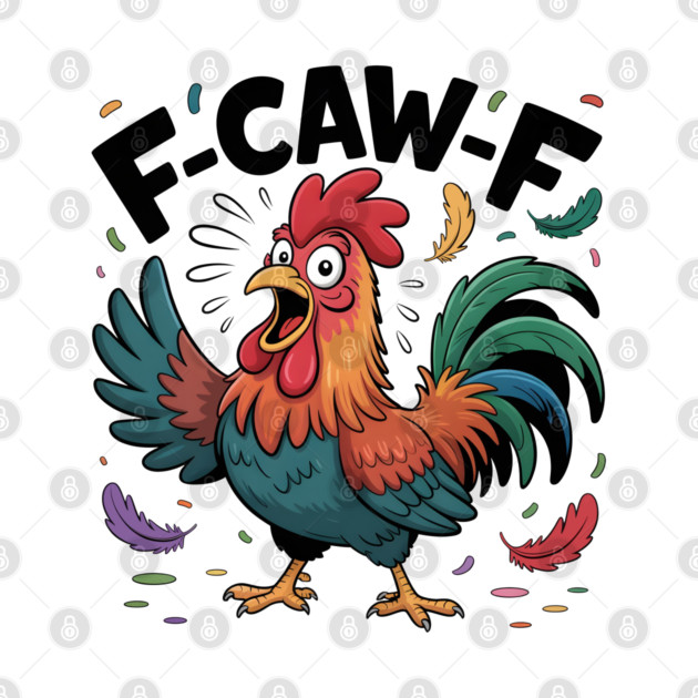F-Caw-F Rooster - F Caw F - T-Shirt | TeePublic