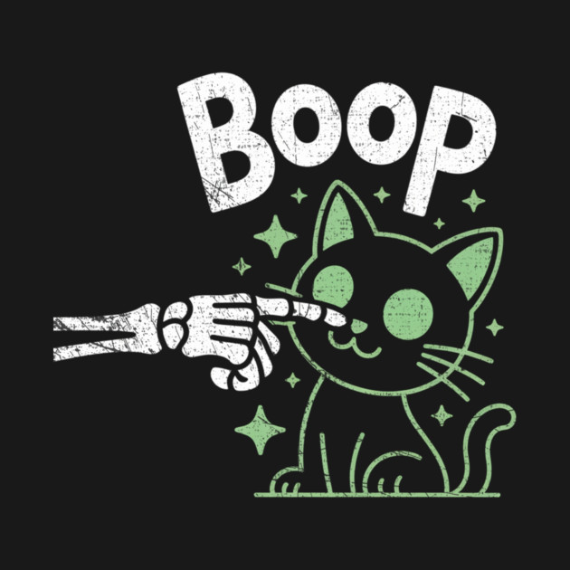 Skeleton Hand Boop On A Cat's Nose Funny Halloween - Halloween Costume ...