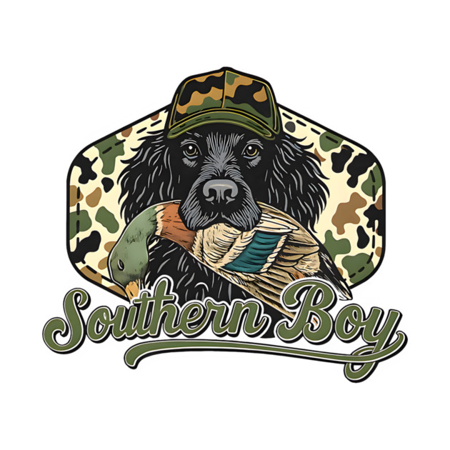 Local Southern Boy Duck Hunting Black Lab Outdoor Vintage - Local ...