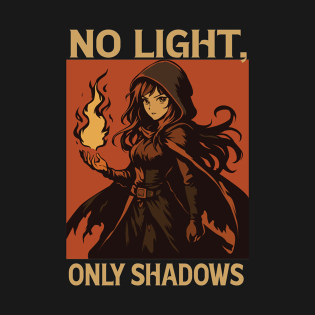 No Light, Only Shadows – Dark Fantasy Anime Girl - Anime And Manga - T ...