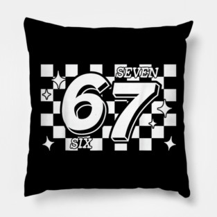 Mardi Gras 67 Gen Alpha Slang Six Seven Pillows for Sale | TeePublic