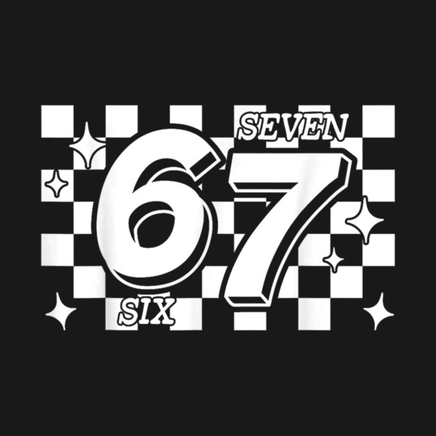 Funny Six Seven 67 Meme Gen Alpha Slang Shirt, 67 Ice Cream Drip (Back ...