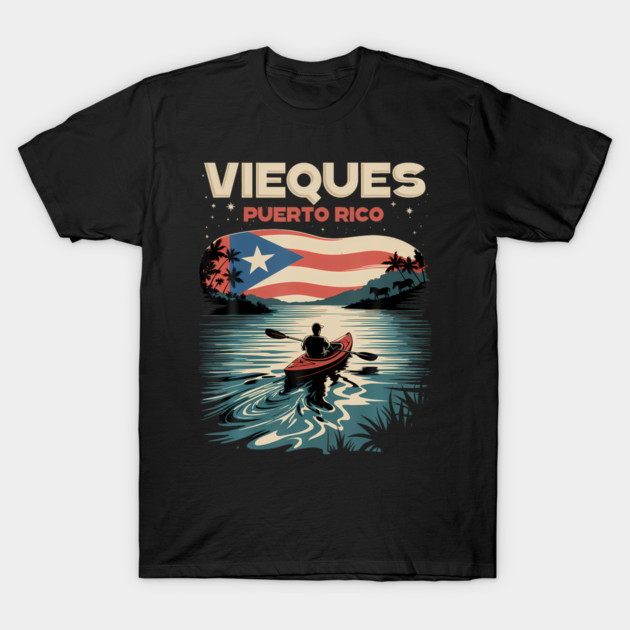 Vieques Puerto Rico Island Puerto Rican Flag - Vieques Puerto Rico - T ...
