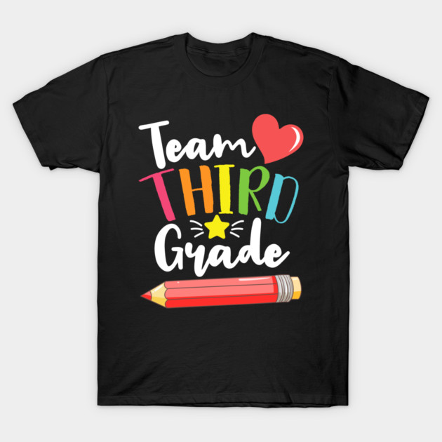 Team Third Grade Cute Back To School or First Day Of School Gift For ...