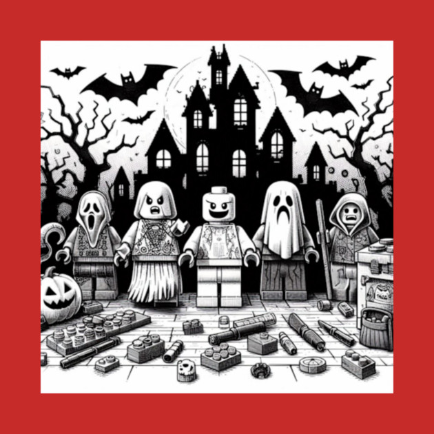 LEGO Halloween Minifigures - Lego - T-Shirt | TeePublic
