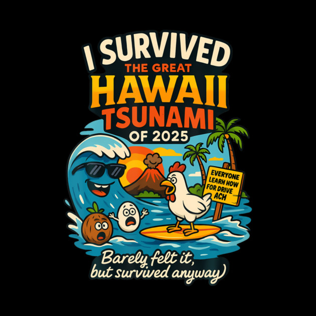 I Survived The Hawaii Tsunami Of 2025 - Hawaii Tsunami Survivor ...