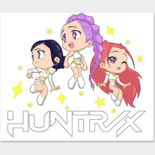 Halloween Huntrix Chibi Sparks Group Sh Posters and Art Prints for Sale ...