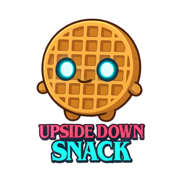 Chibi Stranger Things Waffle – Upside Down Snack - Waffle - T-Shirt ...
