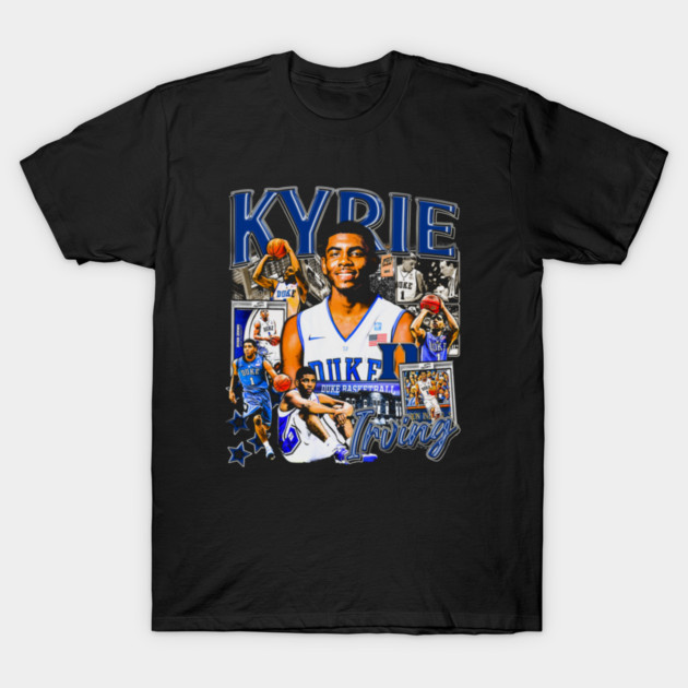 Kyrie Irving College Vintage Bootleg - Kyrie Irving - T-Shirt | TeePublic