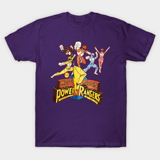 Vintage Power Rangers - Power Rangers - T-Shirt | TeePublic