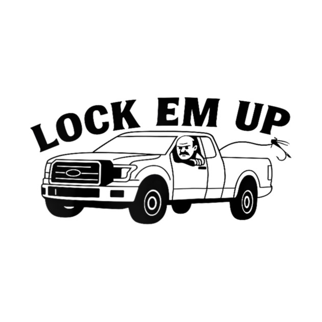Lock Em Up, Car Raglan Baseball - Lock Em Up - T-Shirt | TeePublic