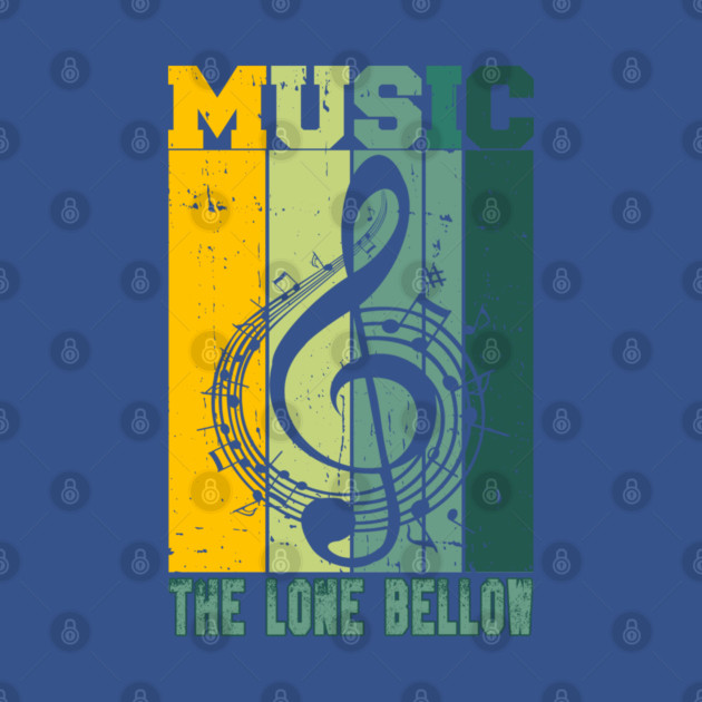 The Lone Bellow | Vintage Musical Note - The Lone Bellow - T-Shirt ...