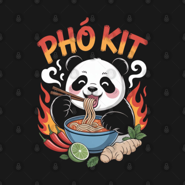 Pho Kit Noodle Humor Design - Pho Kit - T-Shirt | TeePublic