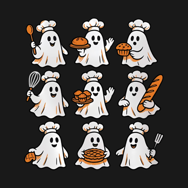 Sourdough Bread Halloween Cute Ghost Homemaker Baking Baker - Sourdough ...