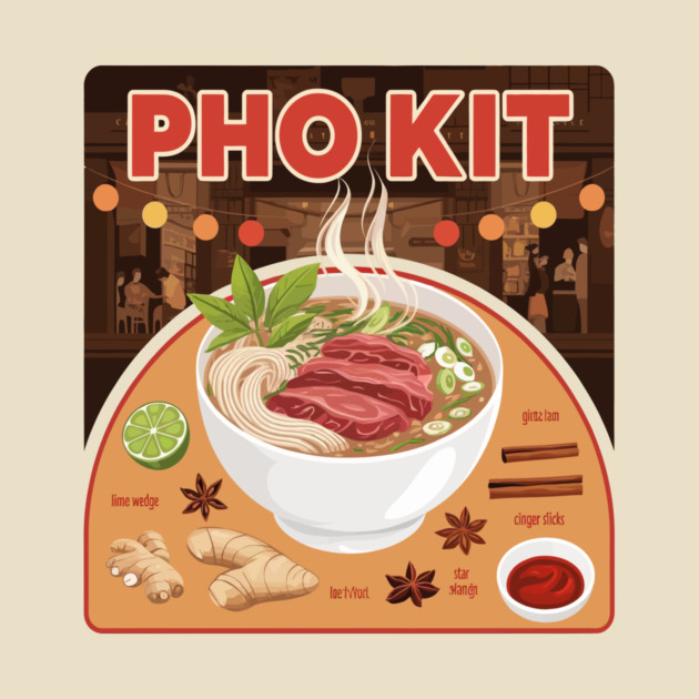PHO KIT - VIETNAMESE NOODLE - Pho Kit - T-Shirt | TeePublic