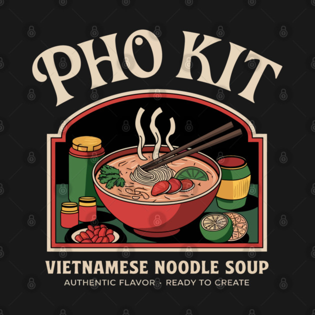PHO KIT - VIETNAM NOODLE SOUP - Pho Kit - T-Shirt | TeePublic