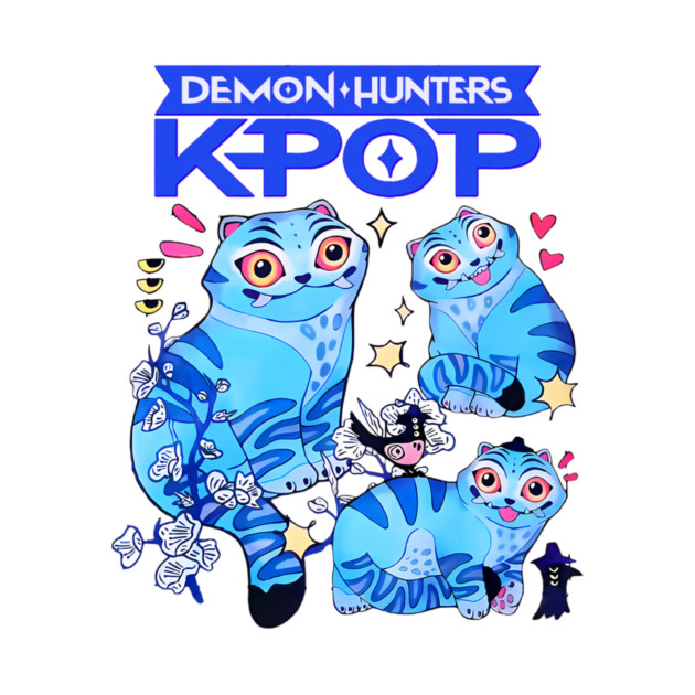 K-Pop Demon Hunters Derpy Tiger Cute Design - K Pop Demon Hunters Derpy ...