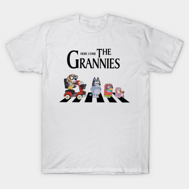 Bluey Here Come The Grannies Funny Scene - Bluey Grannies - T-Shirt ...