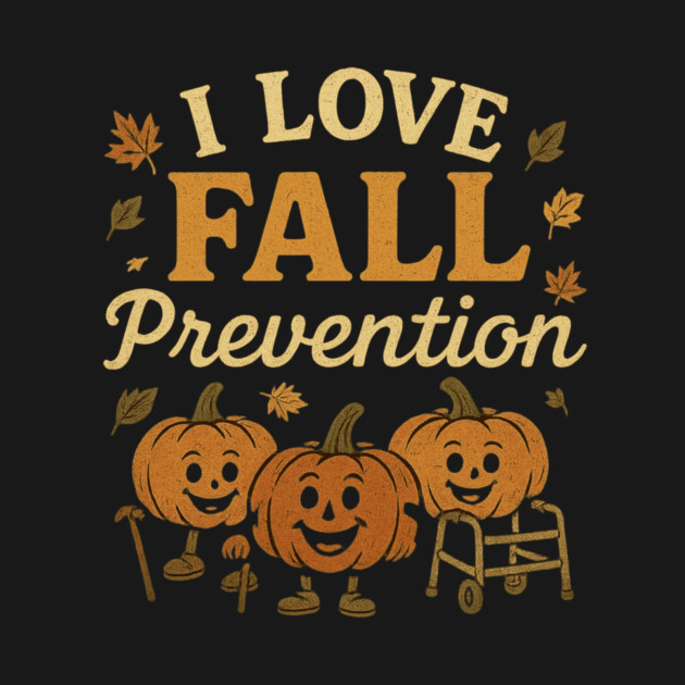 fall prevention I Love Fall Prevention Pumpkin Humor Autumn Safety ...