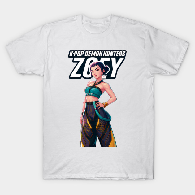 K-Pop Demon Hunters Art Zoey - K Pop Demon Hunters - T-Shirt | TeePublic