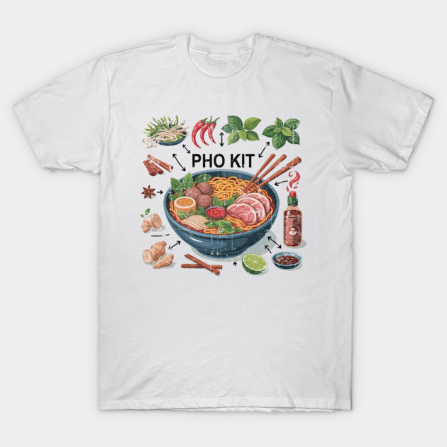 Pho Kit Vietnam - Pho Kit Vietnam - T-Shirt | TeePublic