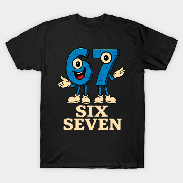67 Six Seven 6-7 - Funny Italian Brainrot Kids Gaming Meme T-Shirt 12 ...