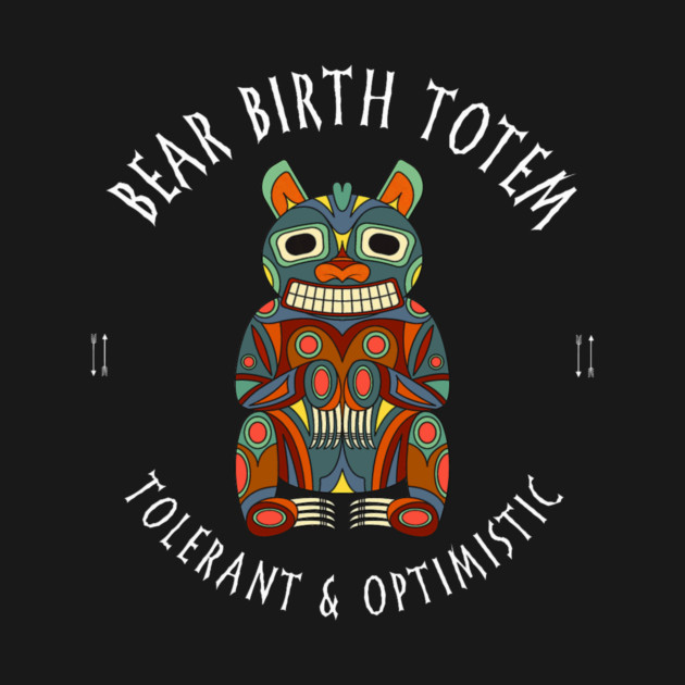 Indigenous People Bear Zodiac Symbol Design for a Native American 4 ...