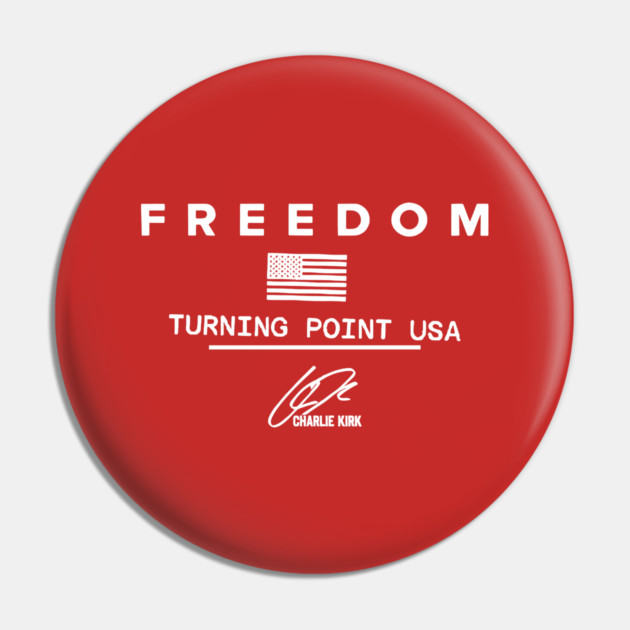 Freedom Charlie Kirk Signature - red Patriotic, we wear red Charlie ...