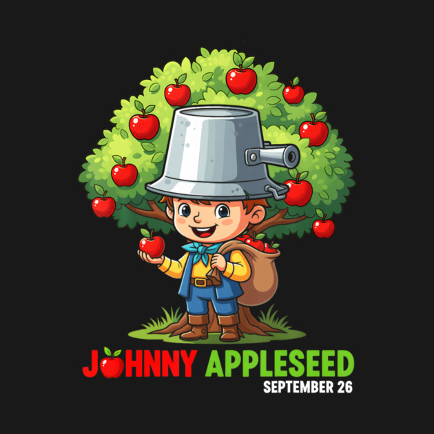 Johnny Appleseed Day September 26 - Johnny Appleseed Day - T-Shirt ...