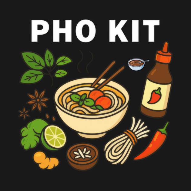 Pho Kit #Amine - Pho Kit - T-Shirt | TeePublic