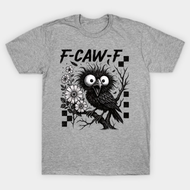 Funny Moonlit Raven Crow F-Caw-F Inappropriate Quote Crow Raven Gothic ...