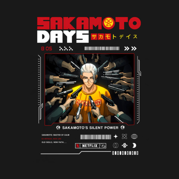 Sakamoto Days - Silent Power Minimalist Anime Art - Minimalist Anime ...