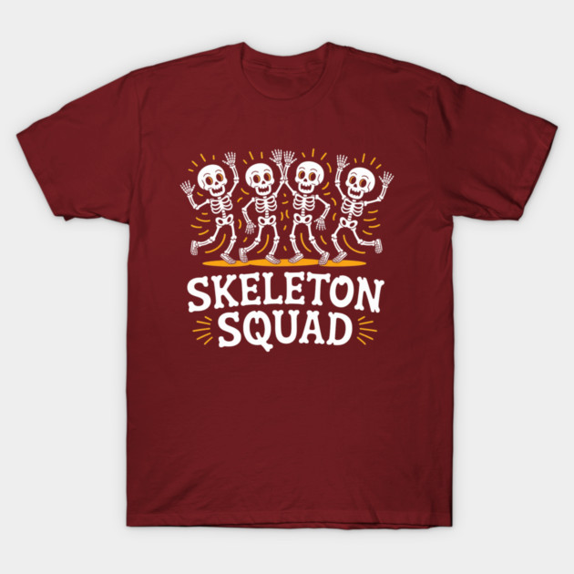 Skeleton Squad Dance Party - Skeleton - T-Shirt | TeePublic