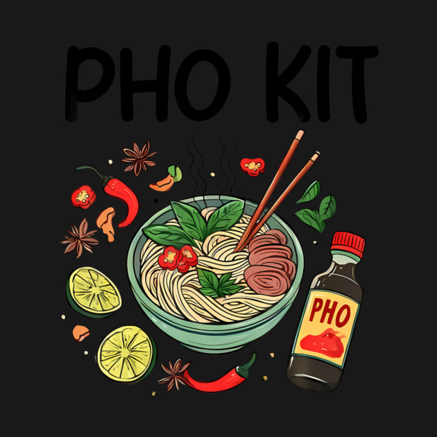Apparel Pho Kit Official Vietnamese Gifts - Vietnamese Gifts - T-Shirt ...