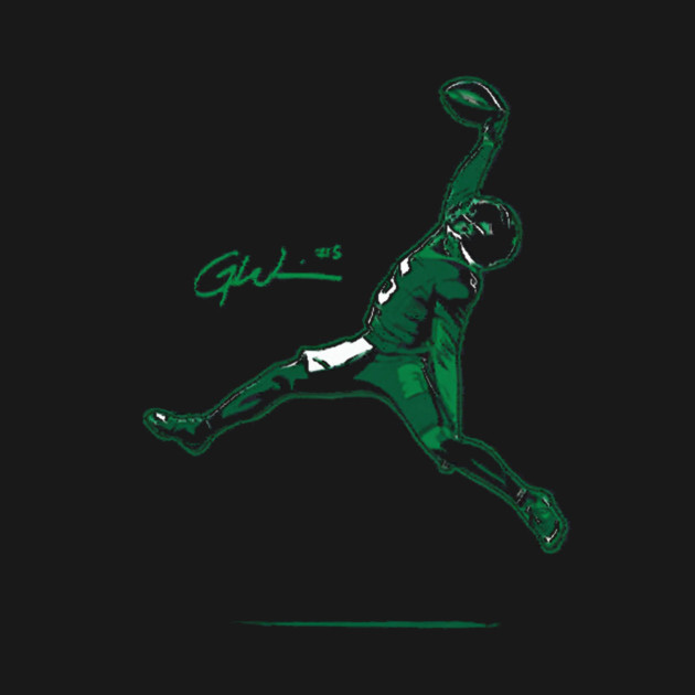 Garrett Wilson One-Handed Air Catch - Garrett Wilson - T-Shirt | TeePublic